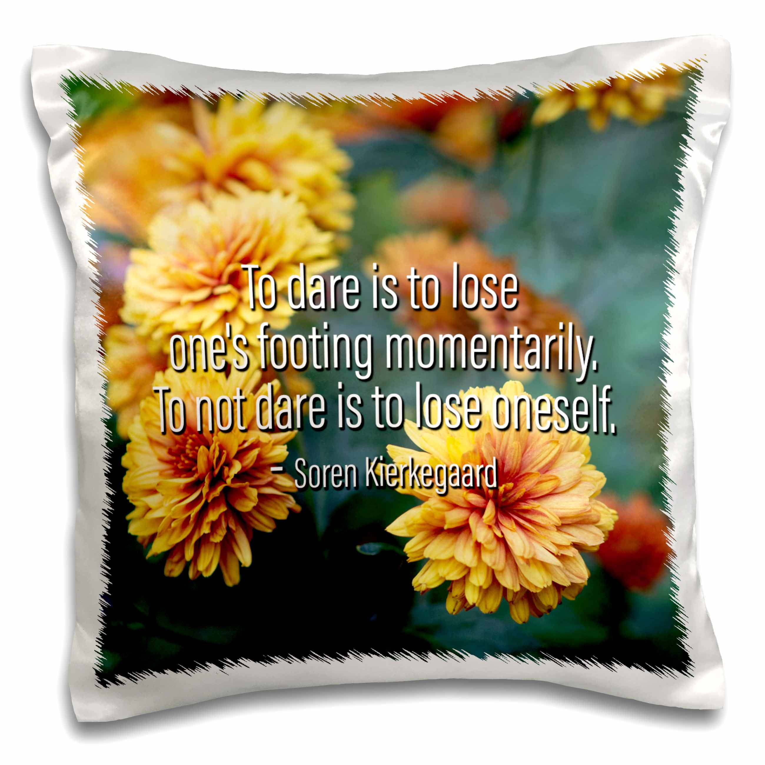 3drose, Marigold Flowers. Soren Kierkegaard Quote to Dare Is to Lose ...