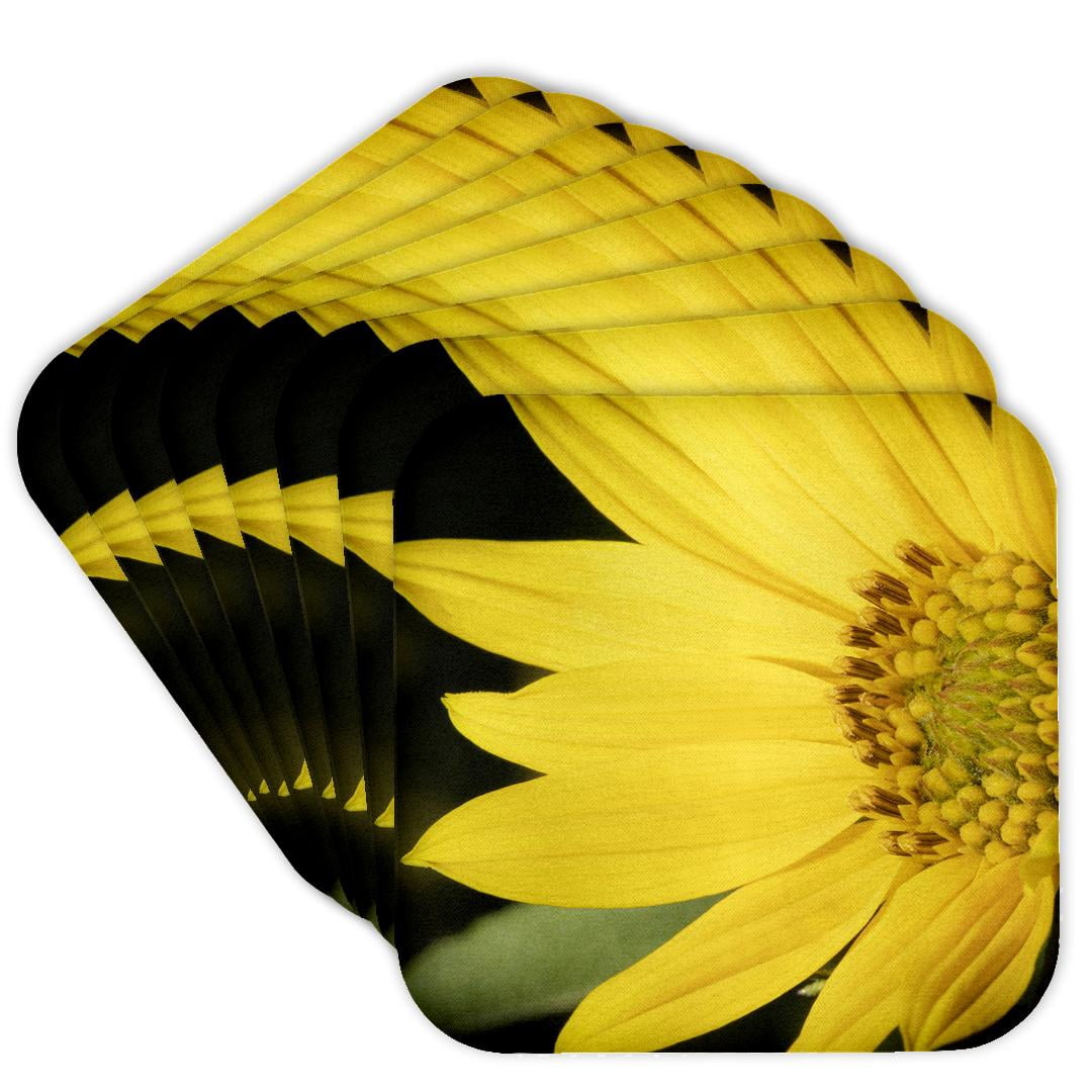 3drose, Maximillian Sunflower Blossom, New Mexico, Set of 8 Coasters ...