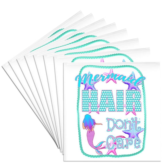 3drose, Mermaid Hair Dont Care, Bright Colors for Anyone Who Loves the ...