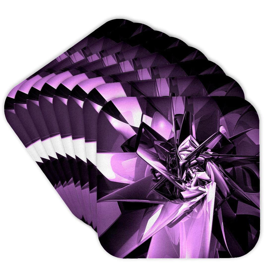 3drose, Metals of Purple Digital Artwork of Reflective Purple Metal ...