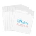 3drose, Mobile, Alabama Blue, Red Text on White. Positive Fancy Design ...