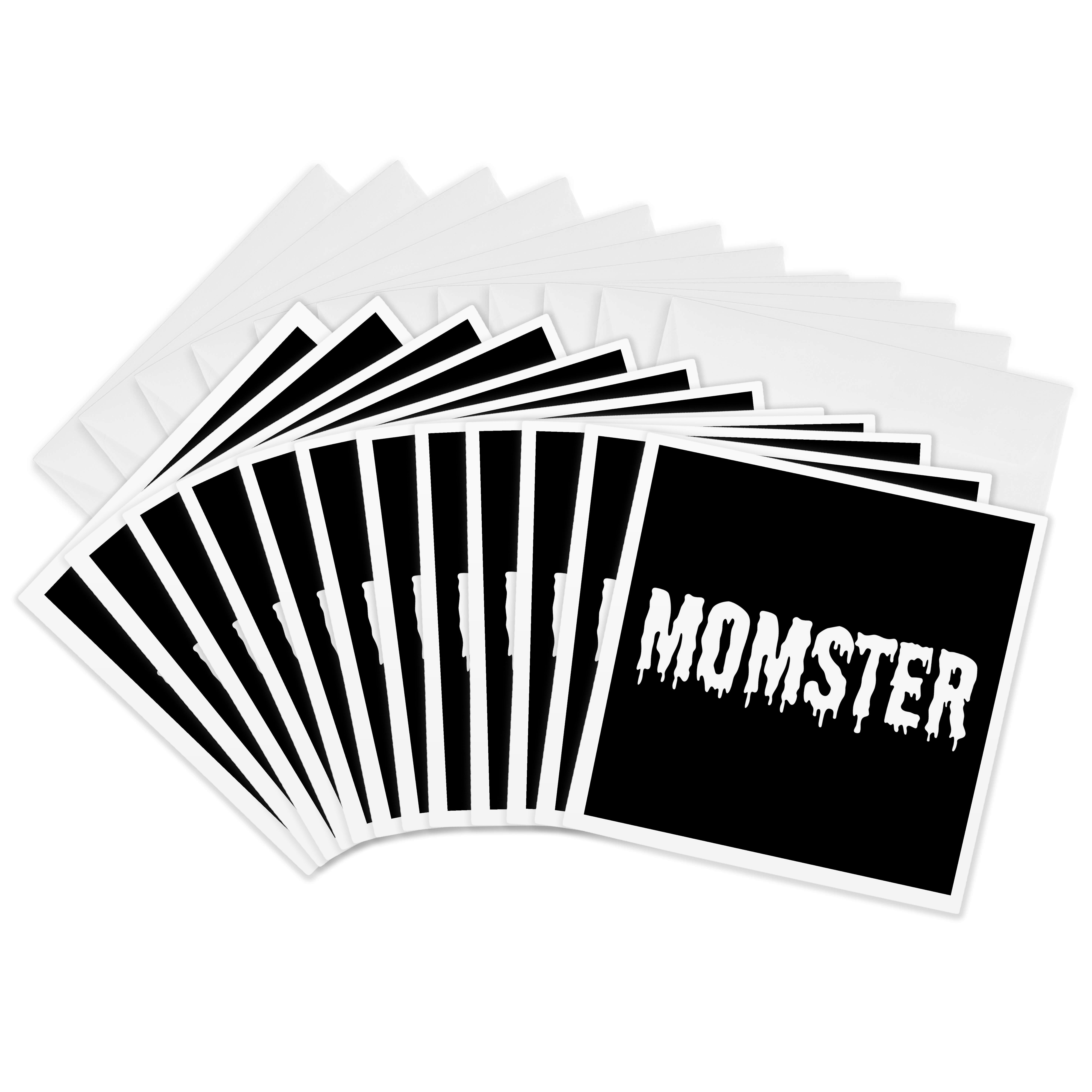 3drose, Momster. White Drippy Lettering on a Black Background., 12 ...
