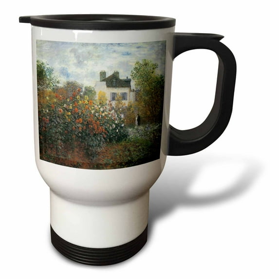 3drose, Monets Garden at Argenteuil by Claude Monet, 1873, 14oz ...