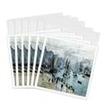 3drose, Monets Impressionism Painting of Sailboats.jpg, 6 Greeting ...