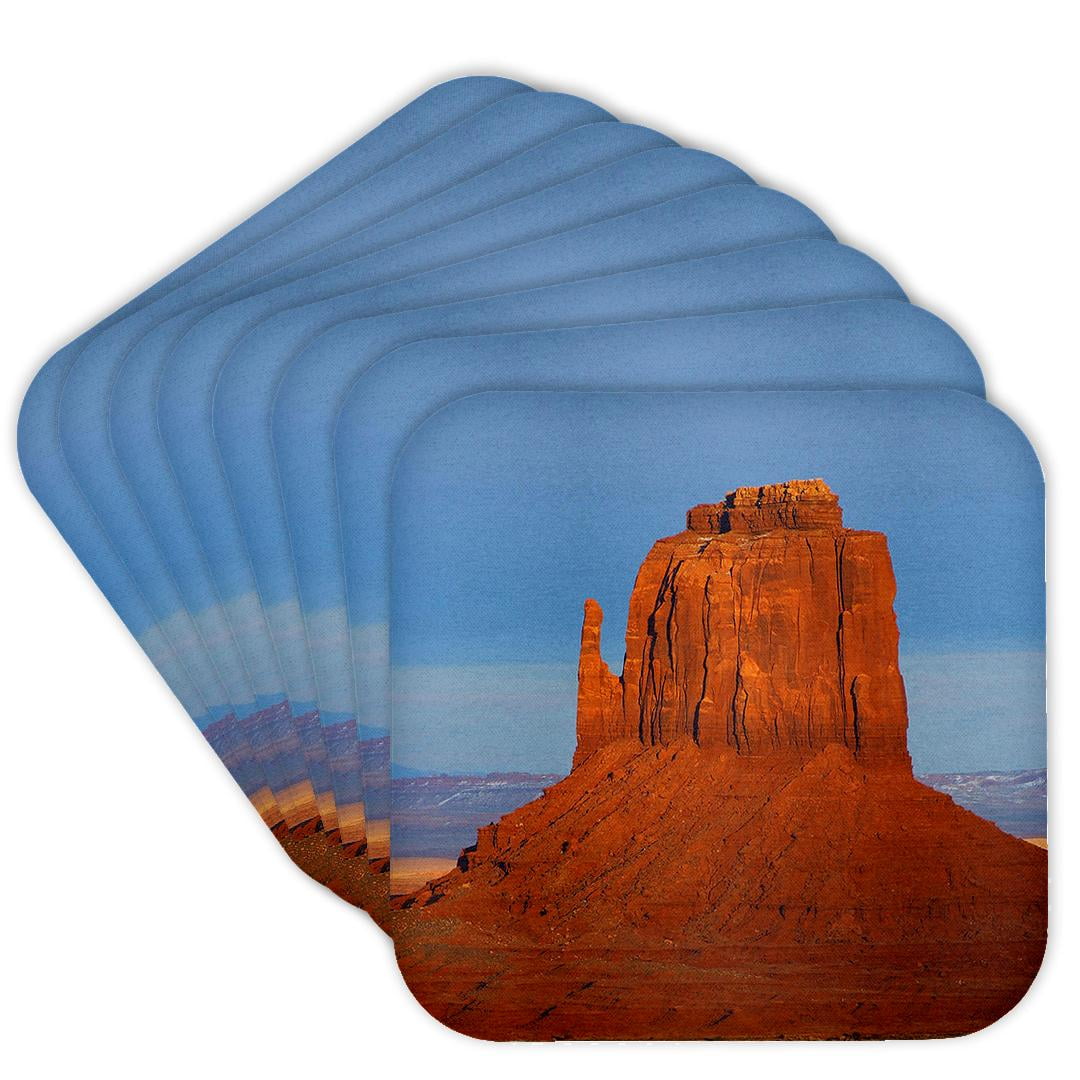 3drose, Monument Valley, Set of 8 Coasters - Cork - Walmart.com