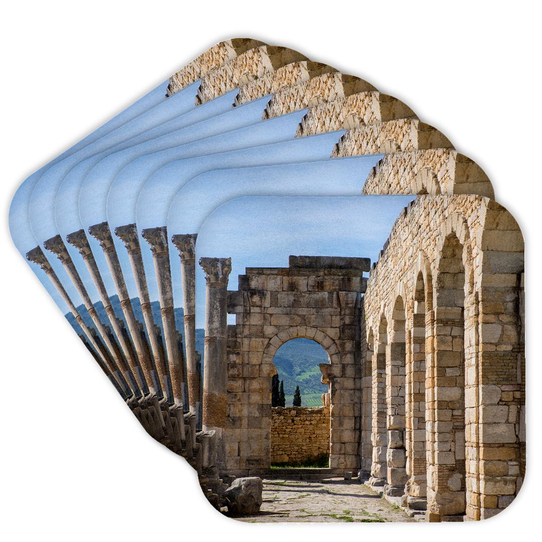 3drose, Morocco. Stone Columns and Arches at the Roman Ruins of ...