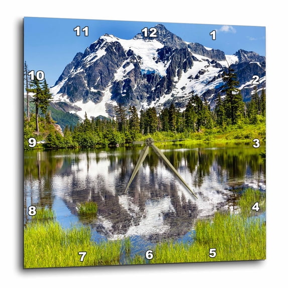 3drose, Mount Shuksan Reflects into Picture Lake, Washington, Usa ...