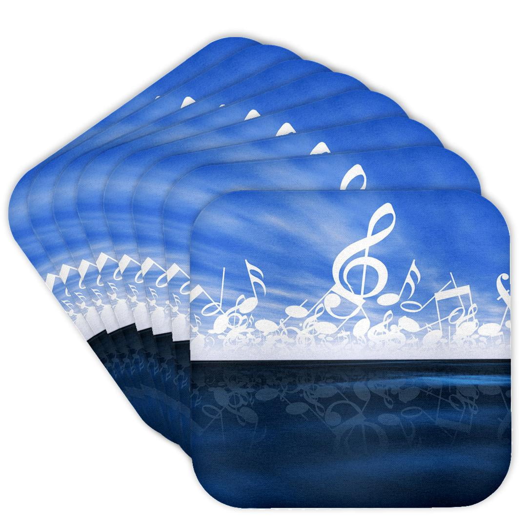 3drose, Music Notes as Clouds and Beautiful Accents Designer Original ...
