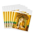 3drose, Myanmar. Yangon. Shwedagon Pagoda. Buddha in an Ornate Niche ...