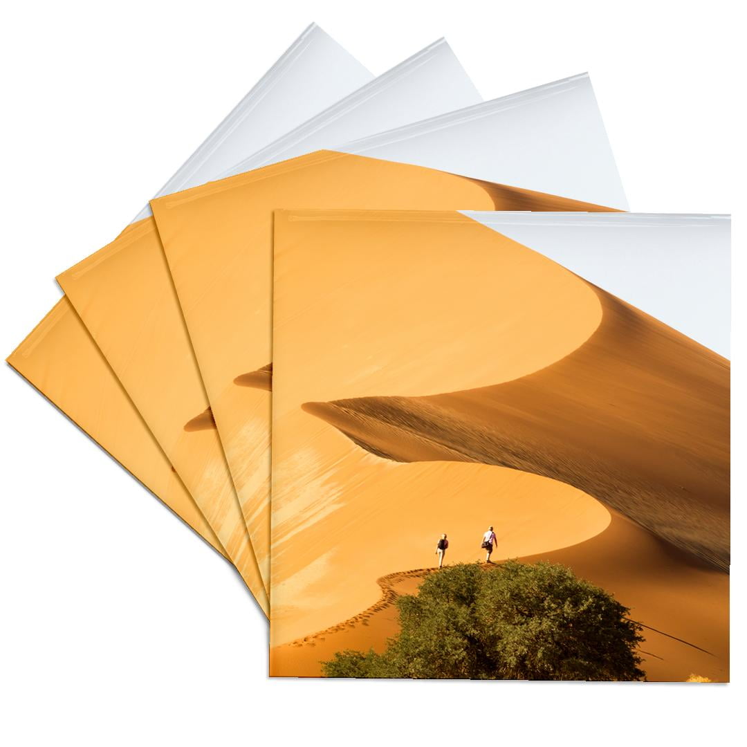 3drose, Namibia, Namib Desert, Sossusvlei. Two Tourists Climbing the ...