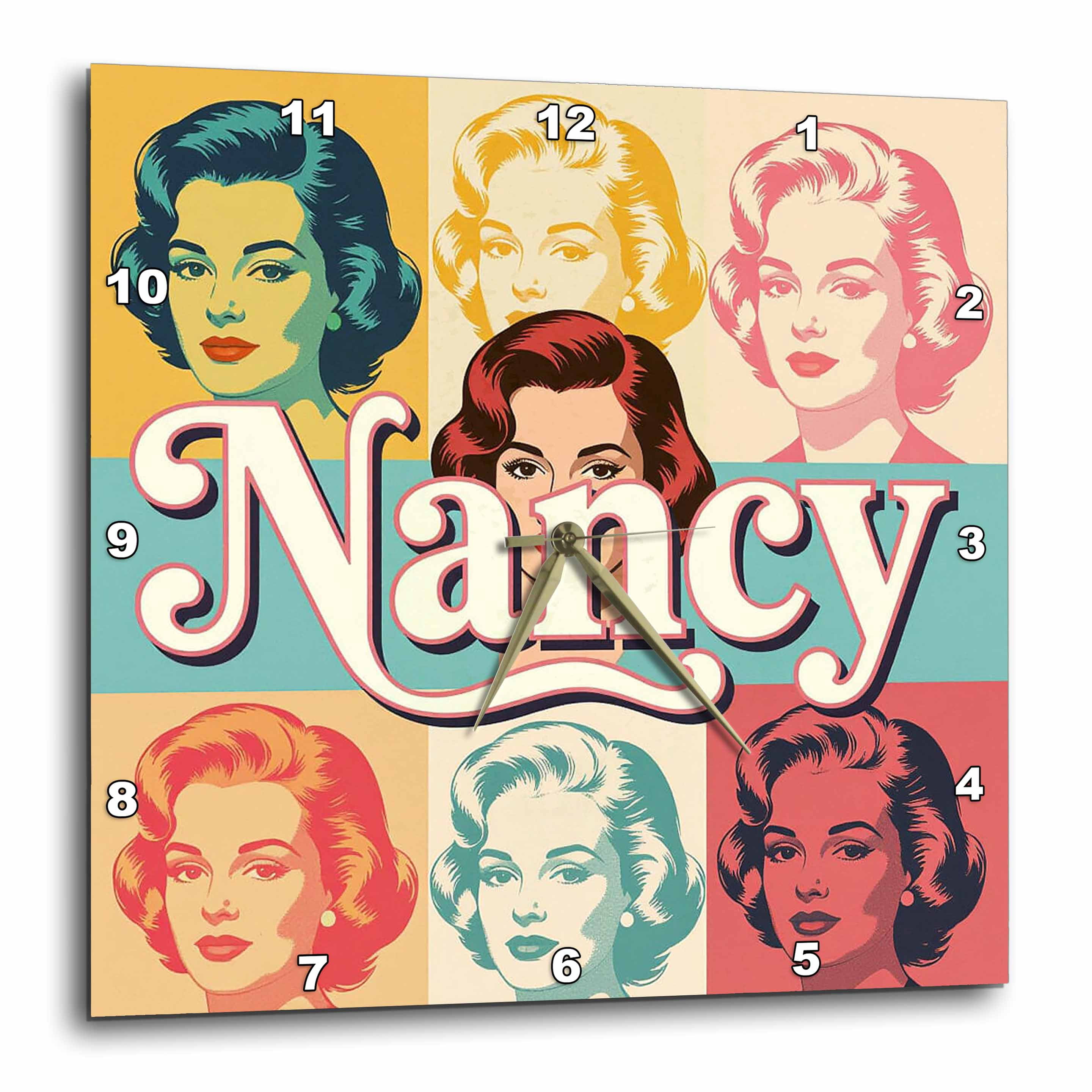 3drose, Nancy Female Name. Pop Art Women Portraits. Awesome, Beautiful ...