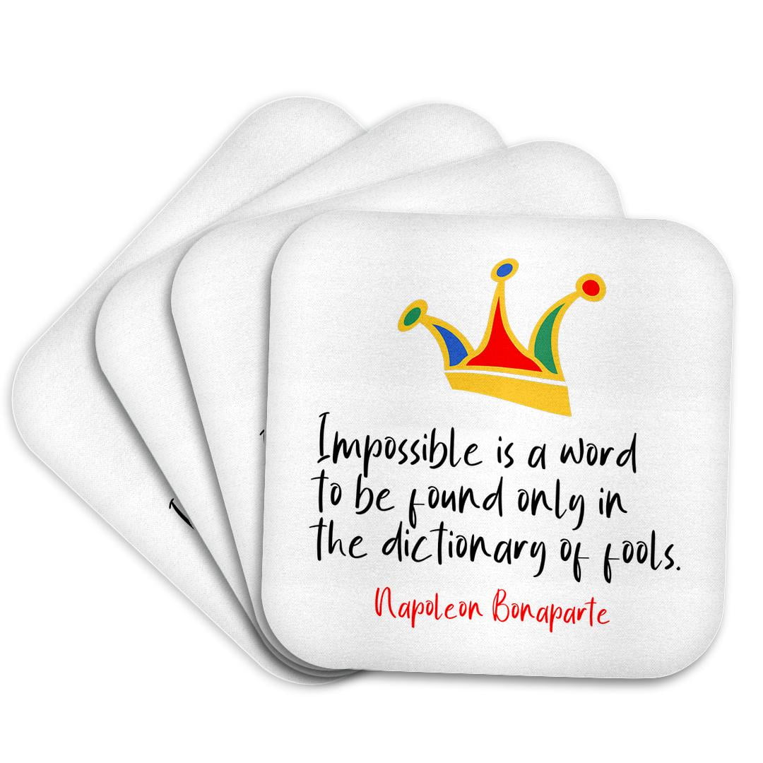 3drose, Napoleon Bonapartes Quote. Impossible Is a Word to Be Found ...