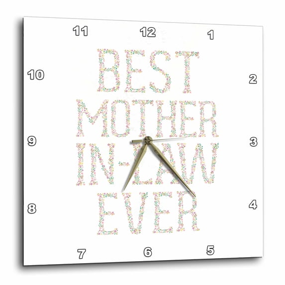 3drose, Nice Text Best Mother in Law Ever. Flower Lettering, Pastel ...