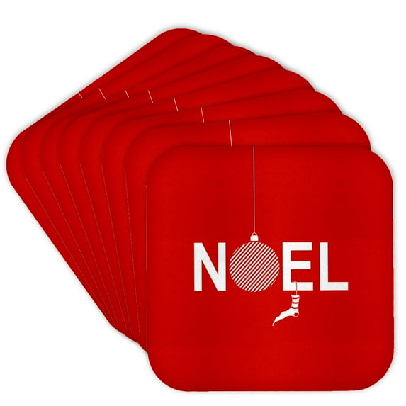 3drose, Noel- Stylish Red and White Typography Design with Xmas ...