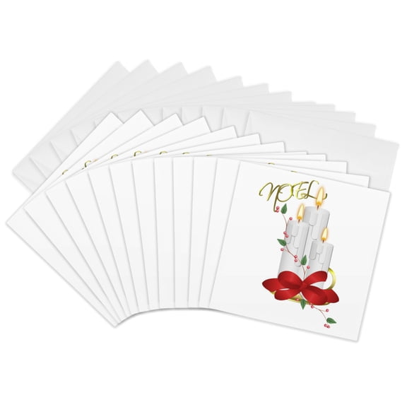 3drose, Joyeux Noel Le Chat Noir Christmas Parody, 12 Greeting Cards ...