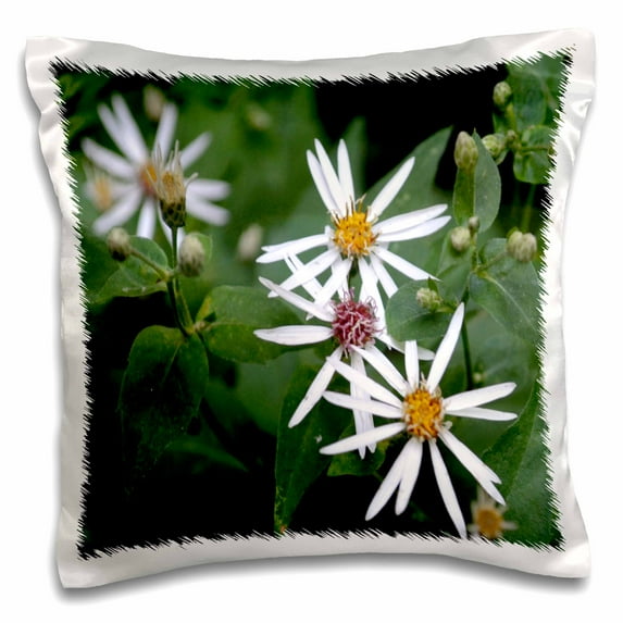3drose, North Carolina Wild Flowers Small White Wildflowers, 16x16 inch ...