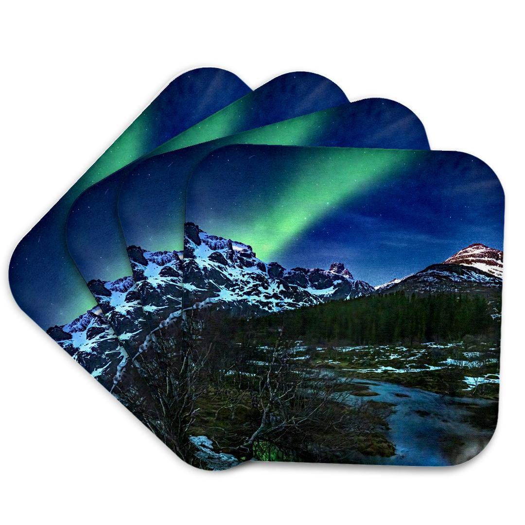 3drose, Norway, Lofoten Islands. Aurora Borealis Above the Road to ...
