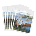 3drose, Oarsmen at Chatou by Pierre-auguste Renoir, 6 Greeting Cards ...