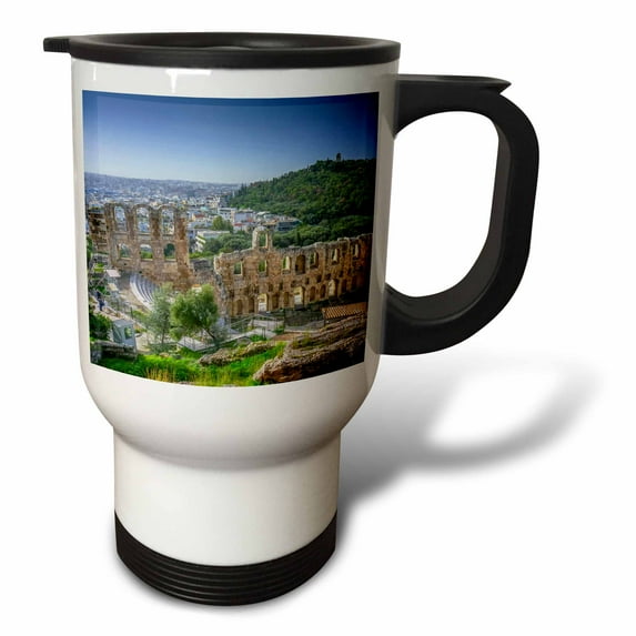 3drose, Odeon of Herodes Atticus, Acropolis, Athens, Greece. Built 161 ...