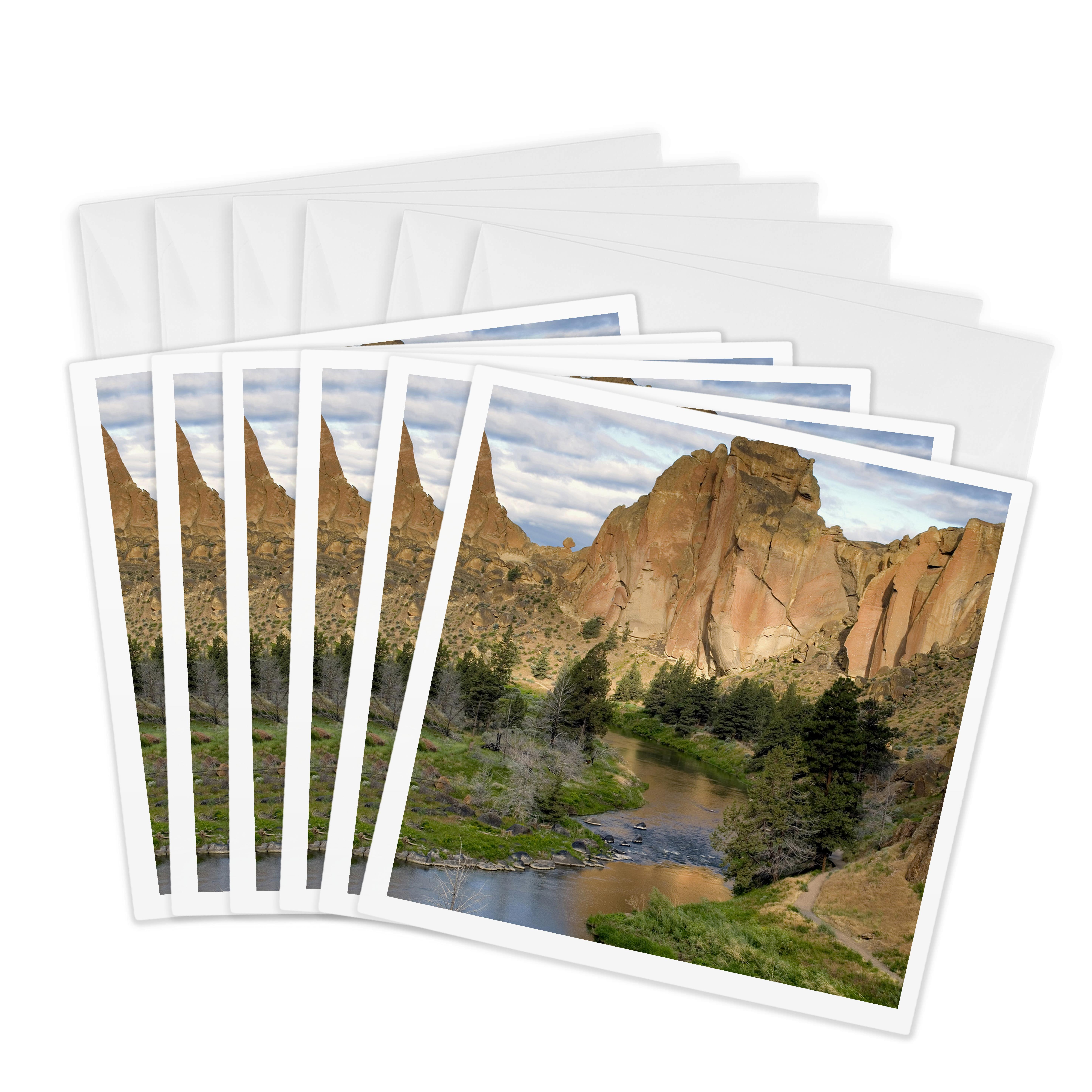 3drose, Oregon, Smith Rocks Sp. Rock Faces, Crooked River - Us38 ...