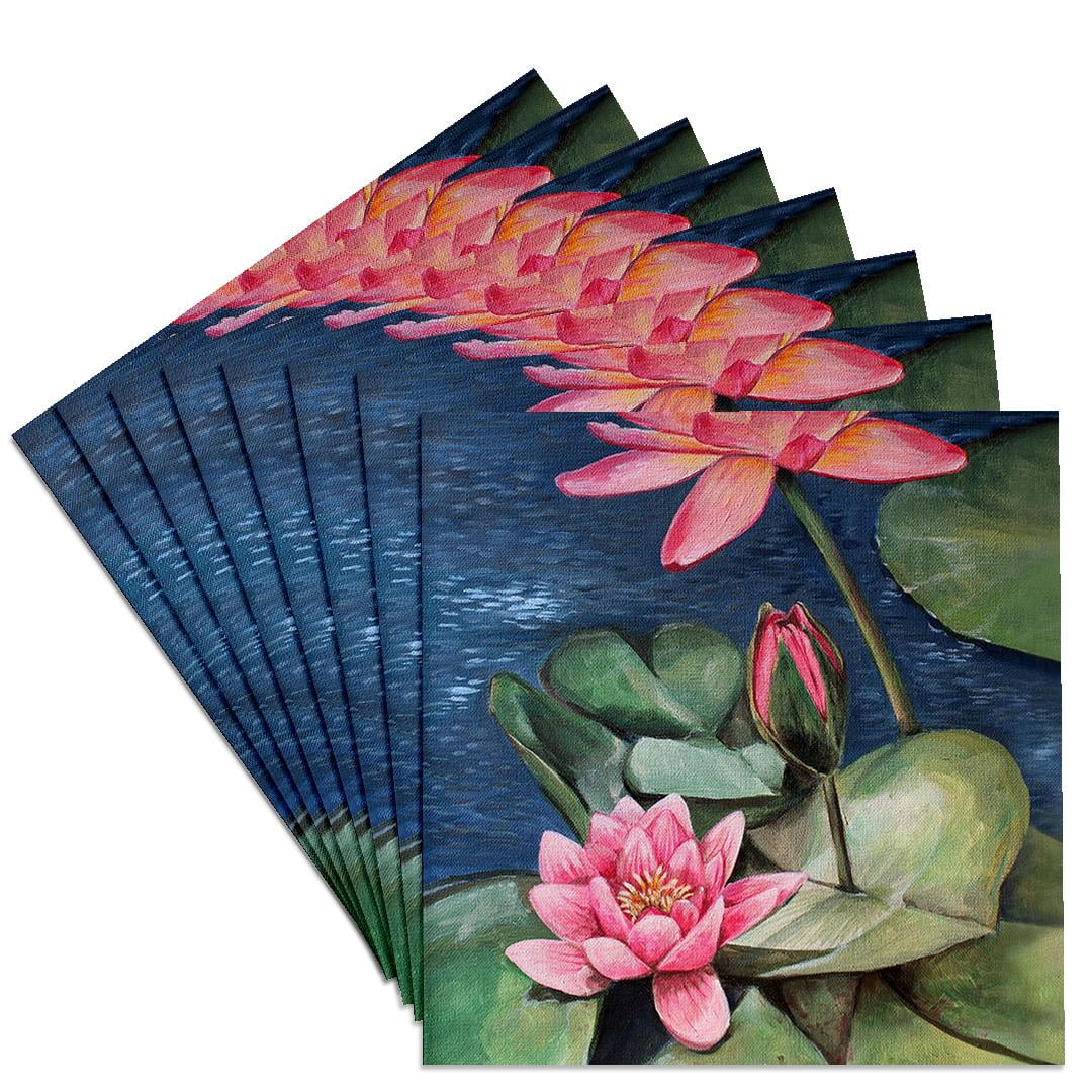 3drose, Painting of Water Lily Inspired by Claude Monet in Giverny, Set ...