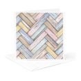 3drose, Pastel Image of Chevron Wood Pattern, 1 Greeting Card with ...