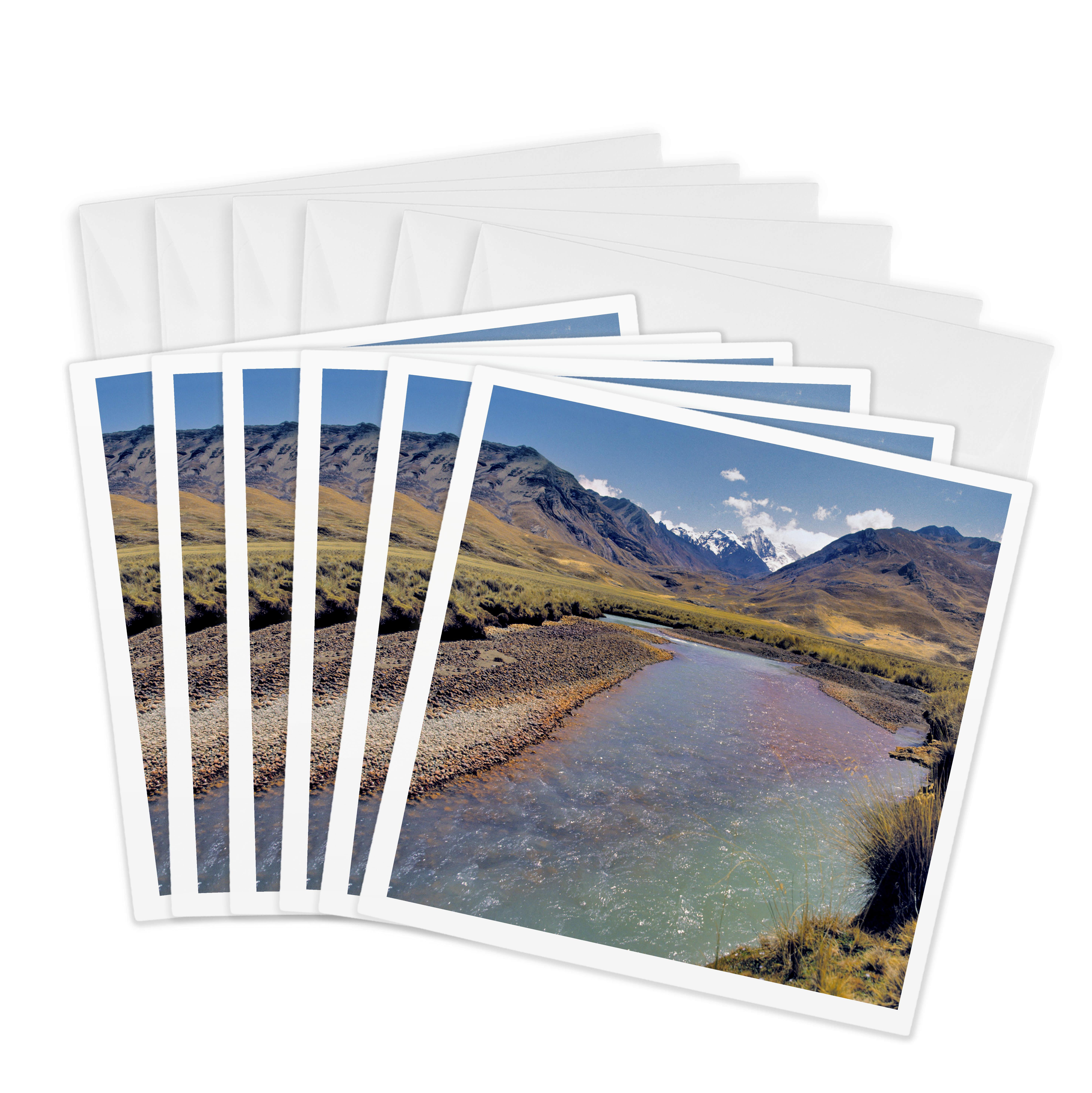 3drose, Peru, Huscaran Np, Stream from Cordillera Blanca - Sa17 Rer0012 ...
