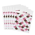 3drose, Pink, Brown, Beige, Blue Regular Scale Pattern. Pastel Colors ...