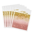 3drose, Pink Faux Digitally Printed Glitter and Jewels, 6 Greeting ...
