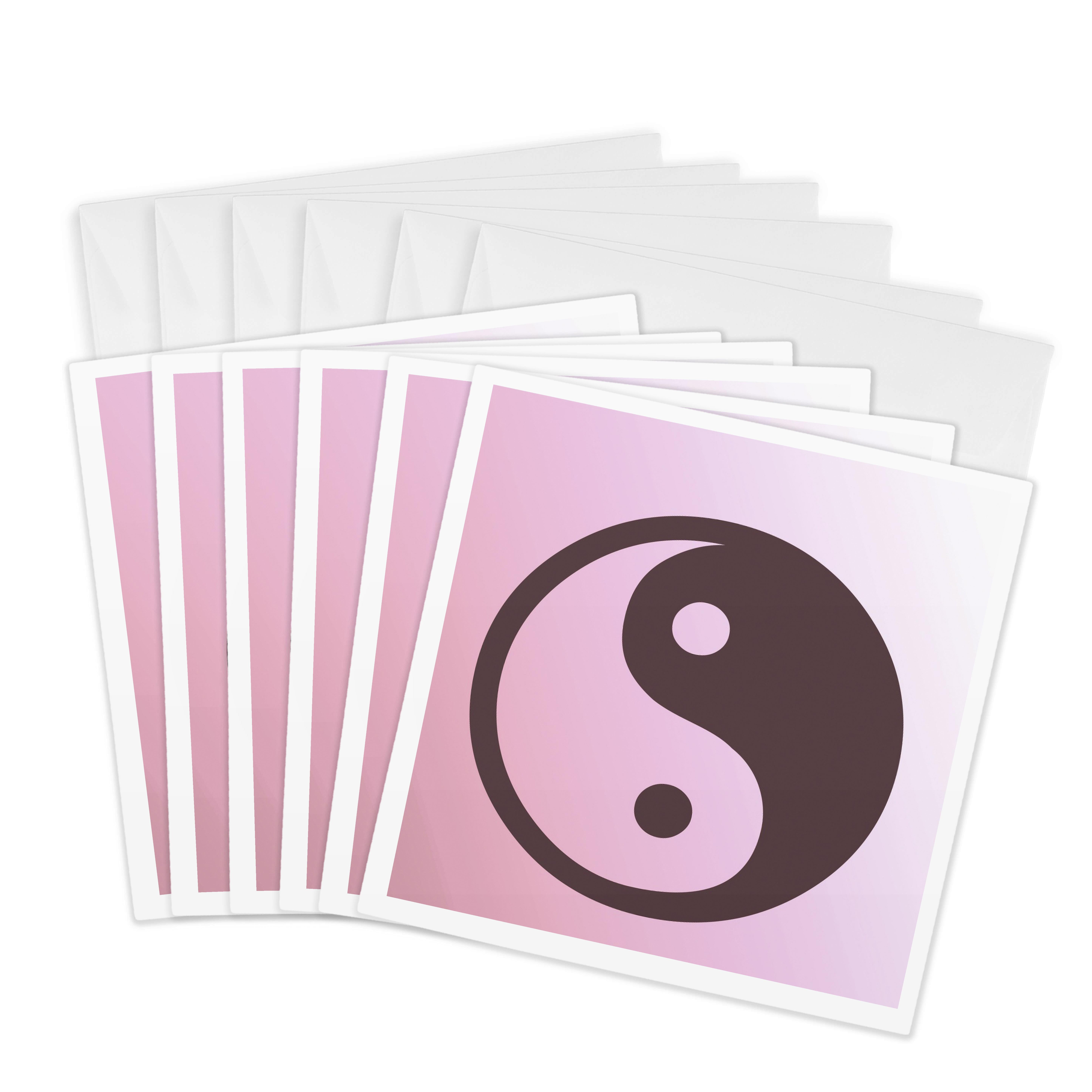 3drose, Pink Yin Yang- Spirituality- Inspirational Art- Peace- Balance ...