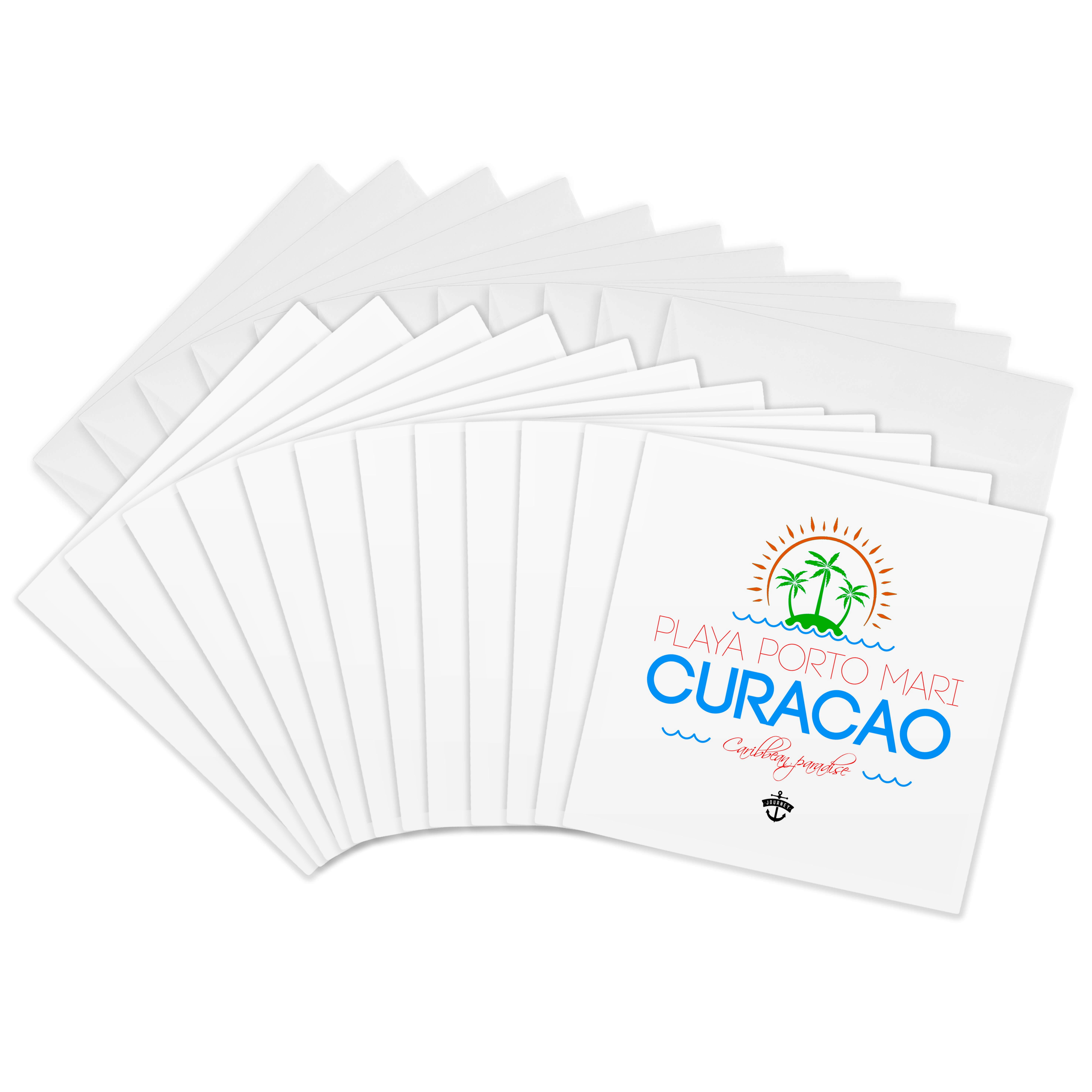3drose, Playa Porto Mari, Curacao Caribbean Paradise Text, Decorative ...