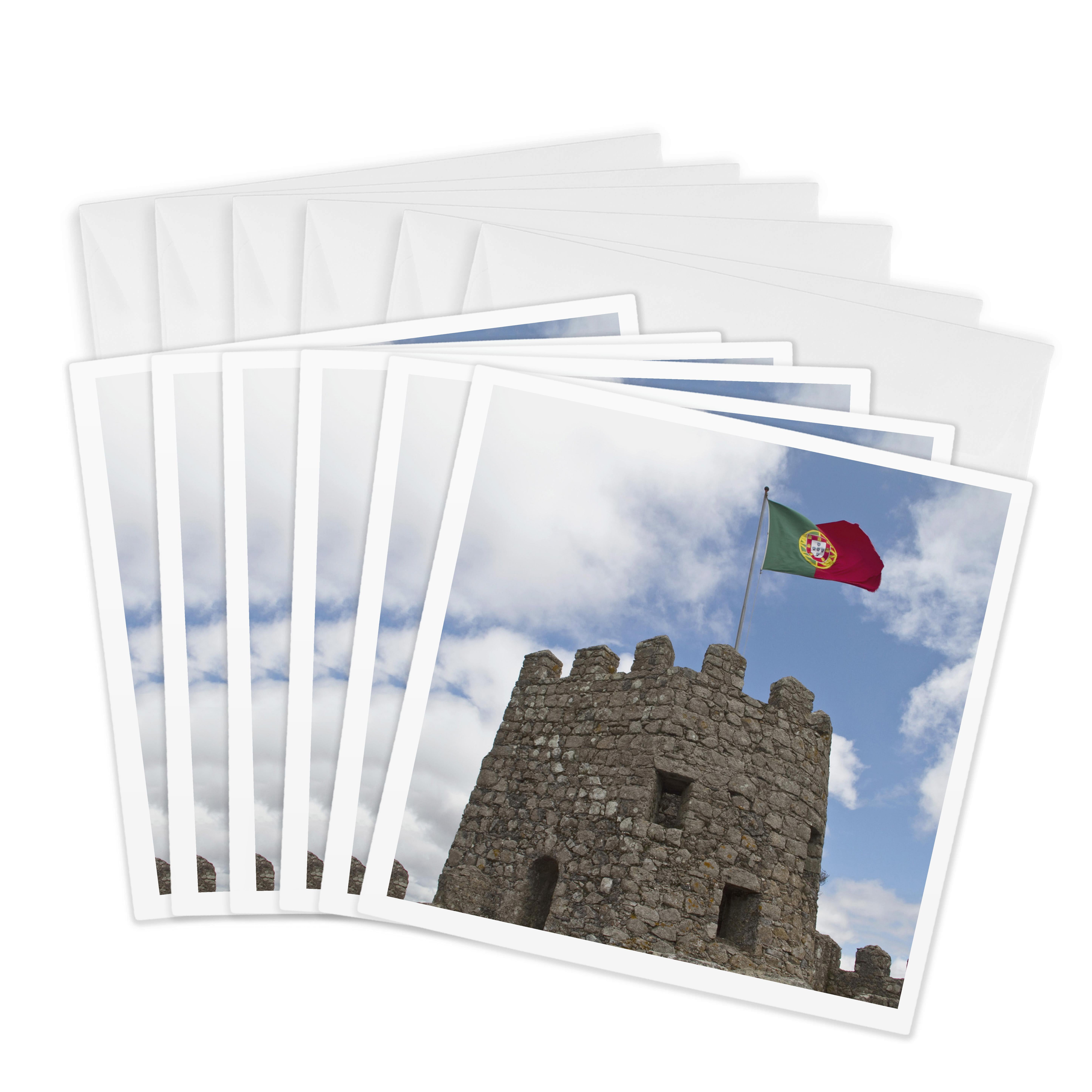 3drose, Portugal, Sintra, 9th C. Moorish Castle, Flag - Eu23 Jlg0009 ...
