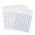 3drose, Pretty Blue Flower Suggestions on a White Background, 6 ...