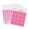 3drose, Pretty Bright Pink Large Stars and Diamond Shapes Pattern, 6 ...