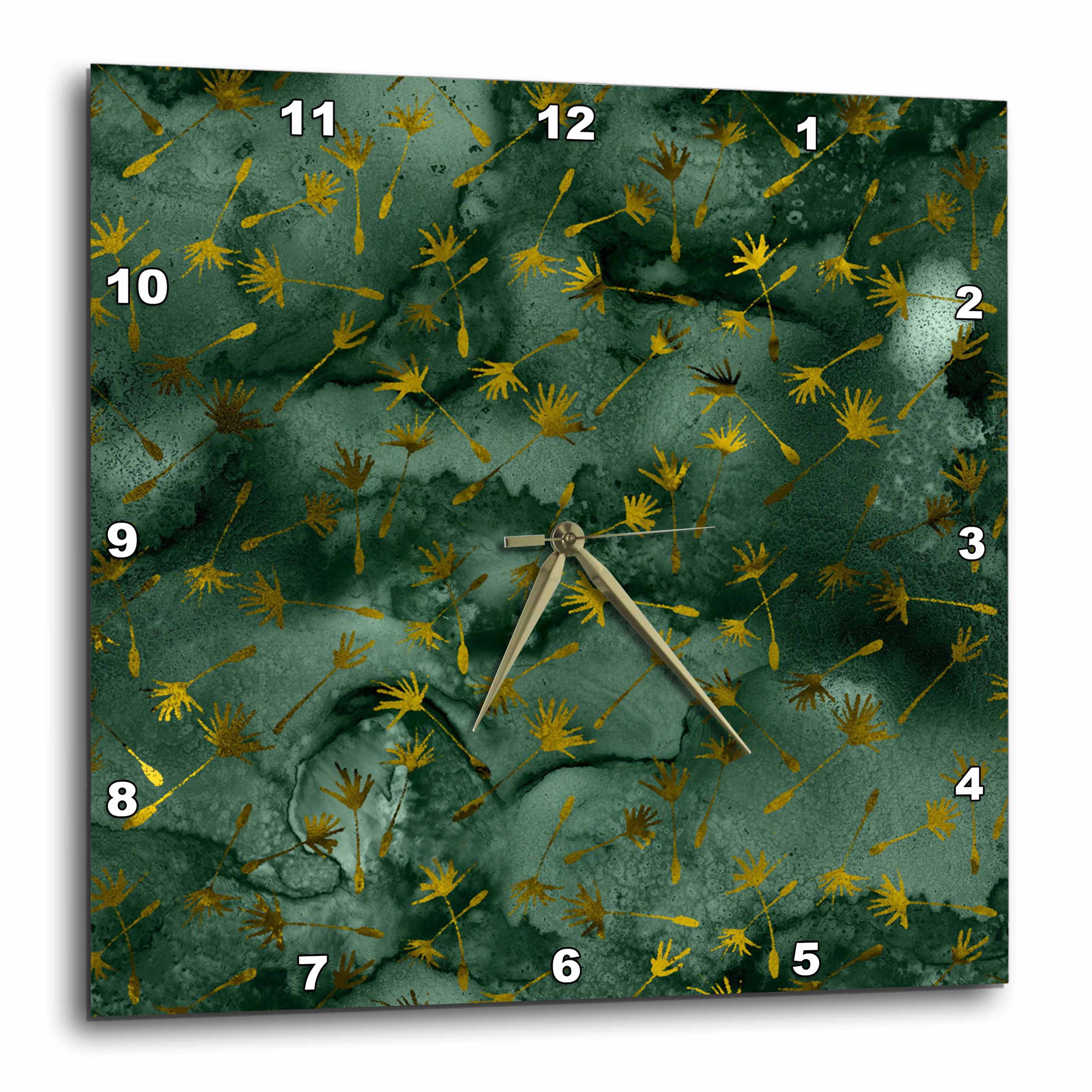 3drose, Pretty Gold Color Dandelion Flowers on Green Image of ...