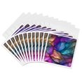 3drose, Pretty Image of Jeweled Alcohol Ink Abstract Pattern, 12 ...