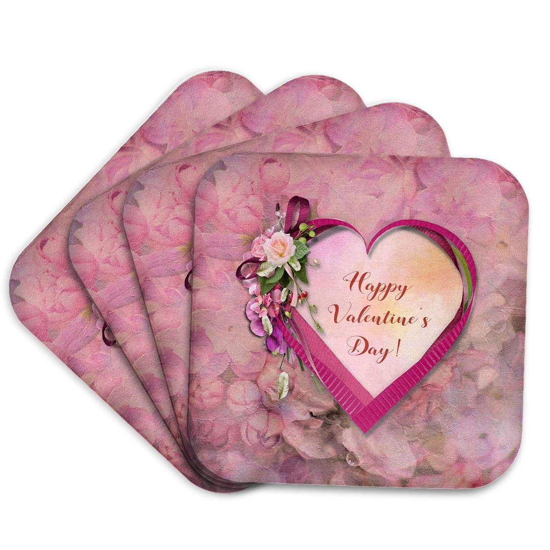 3drose, Pretty Ribbon Heart, Flowers, Happy Valentines Day, Flower ...