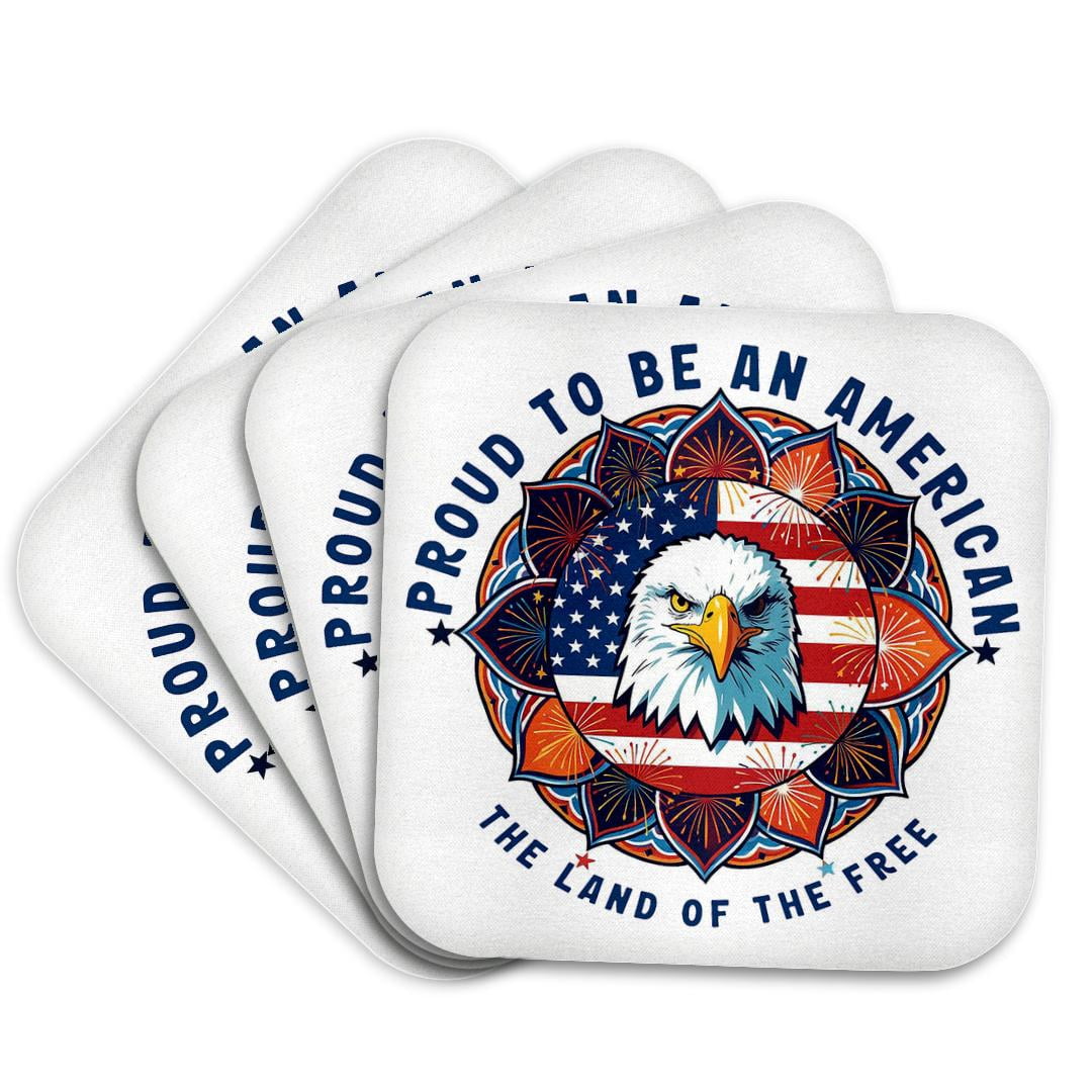 3drose, Proud to Be an American. the Land of the Free Patriotic Mandala ...