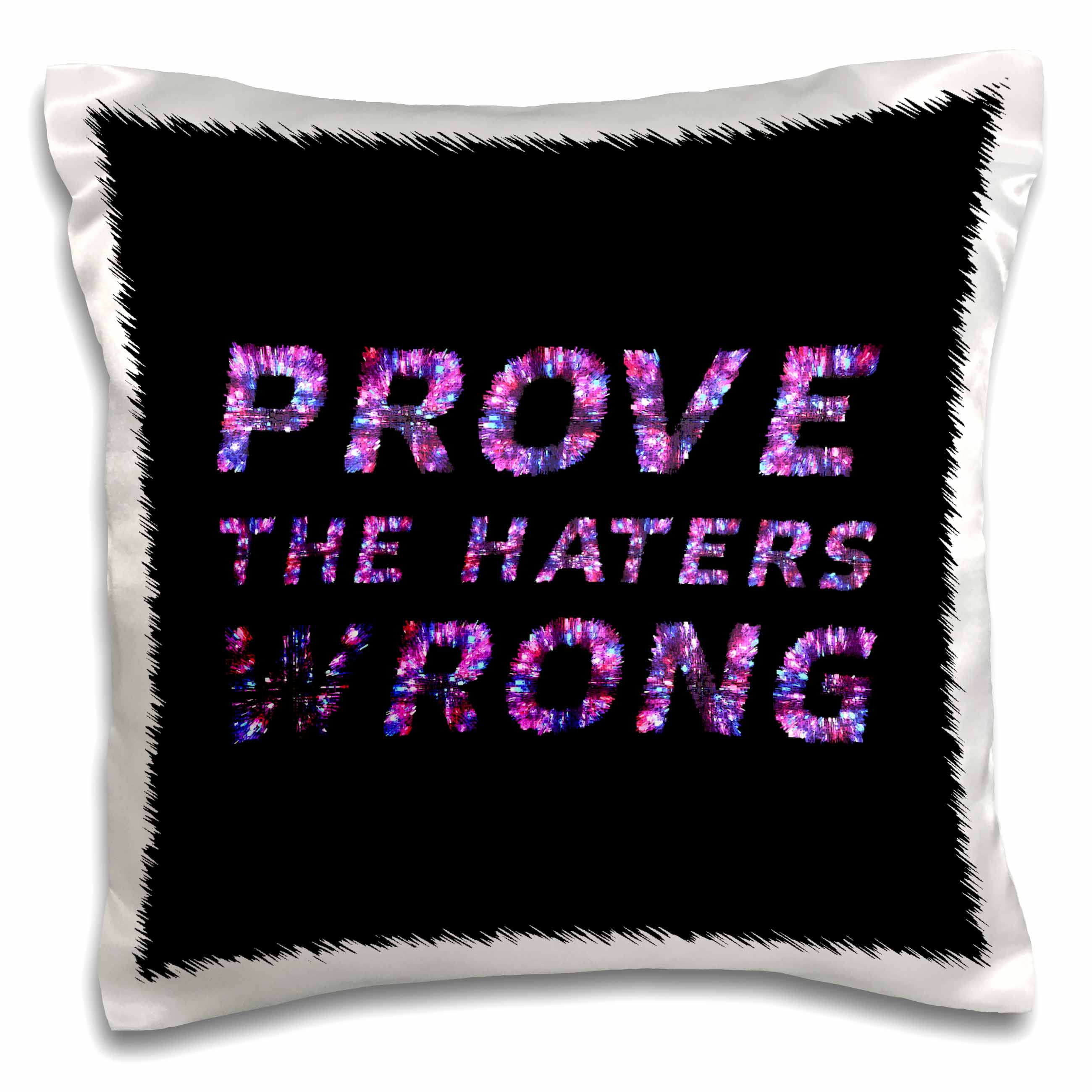 3drose, Prove the Haters Wrong Violet Text Against the Black Background ...