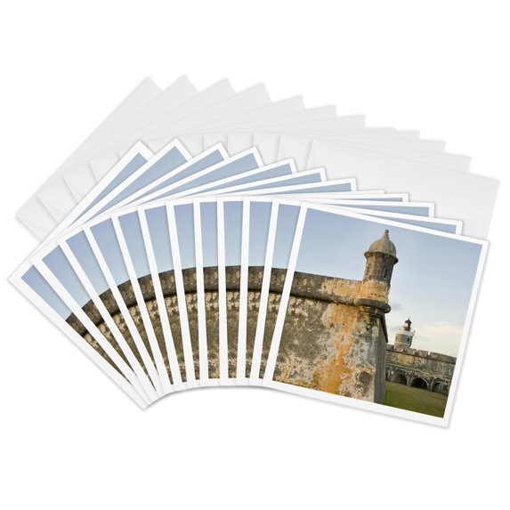 3drose, Puerto Rico, Walls and Turrets of El Morro Fort -au02 Jme0000 ...