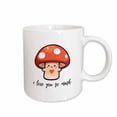 3drose, Punny I Love You So Mush Text with Icon, 11oz Mug - Walmart.com