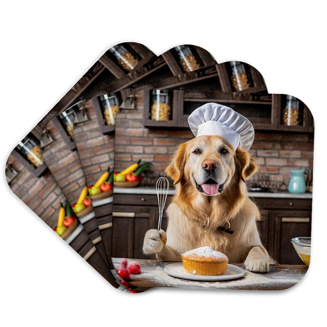 3drose, Puppy Sleeping a Heart-shaped Box, Set of 4 Coasters - Cork ...