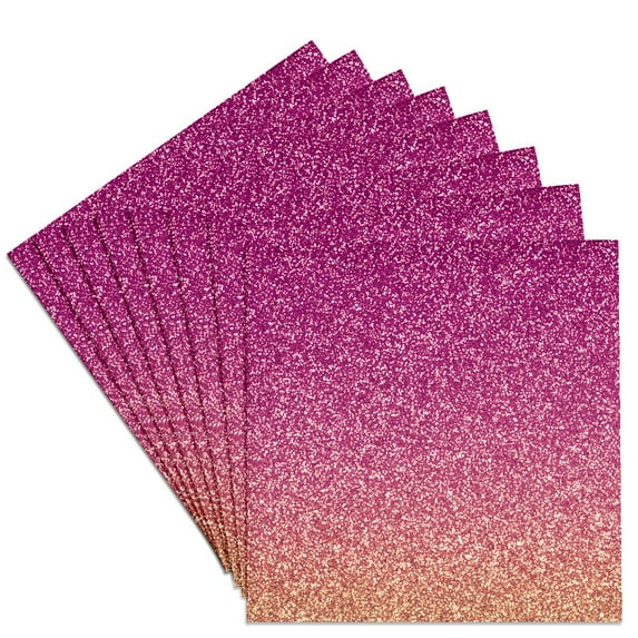 3drose, Purple Faux Digitally Printed Ombre to Pink Glitter Flat Design ...