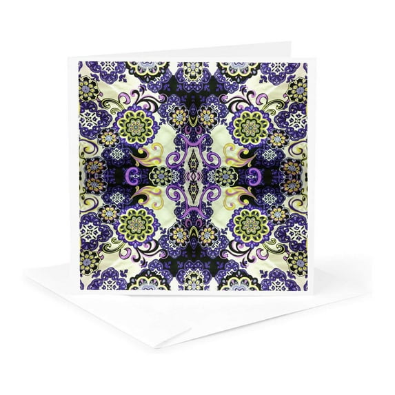 3drose, Purple Royal, 1 Greeting Card with Envelope - Walmart.com