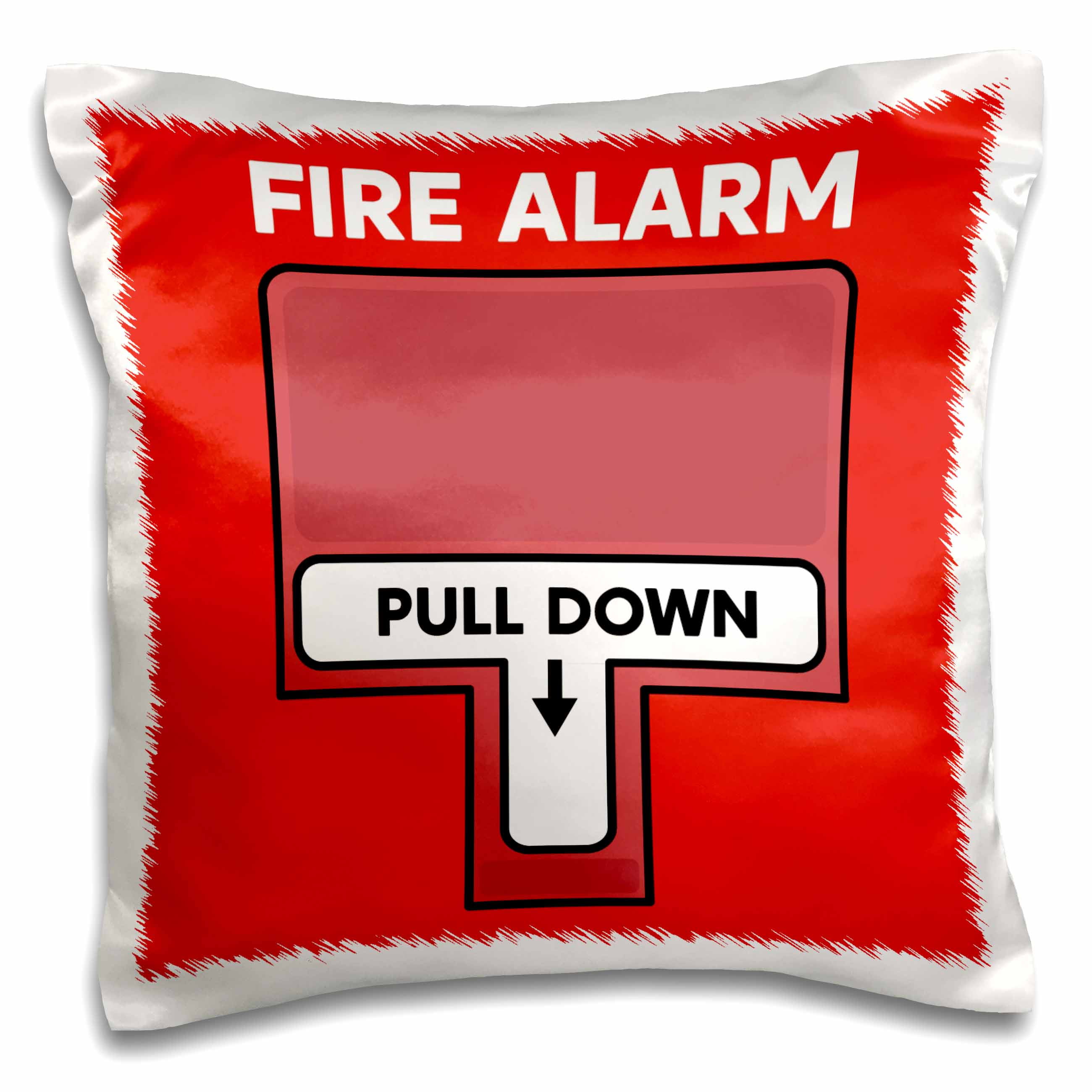 3drose, Red Fake Fire Alarm Novelty Printed Funny Firefighter ...