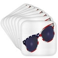 3drose, Red, White, and Blue Stars and Stripes Sunglasses Illustration ...