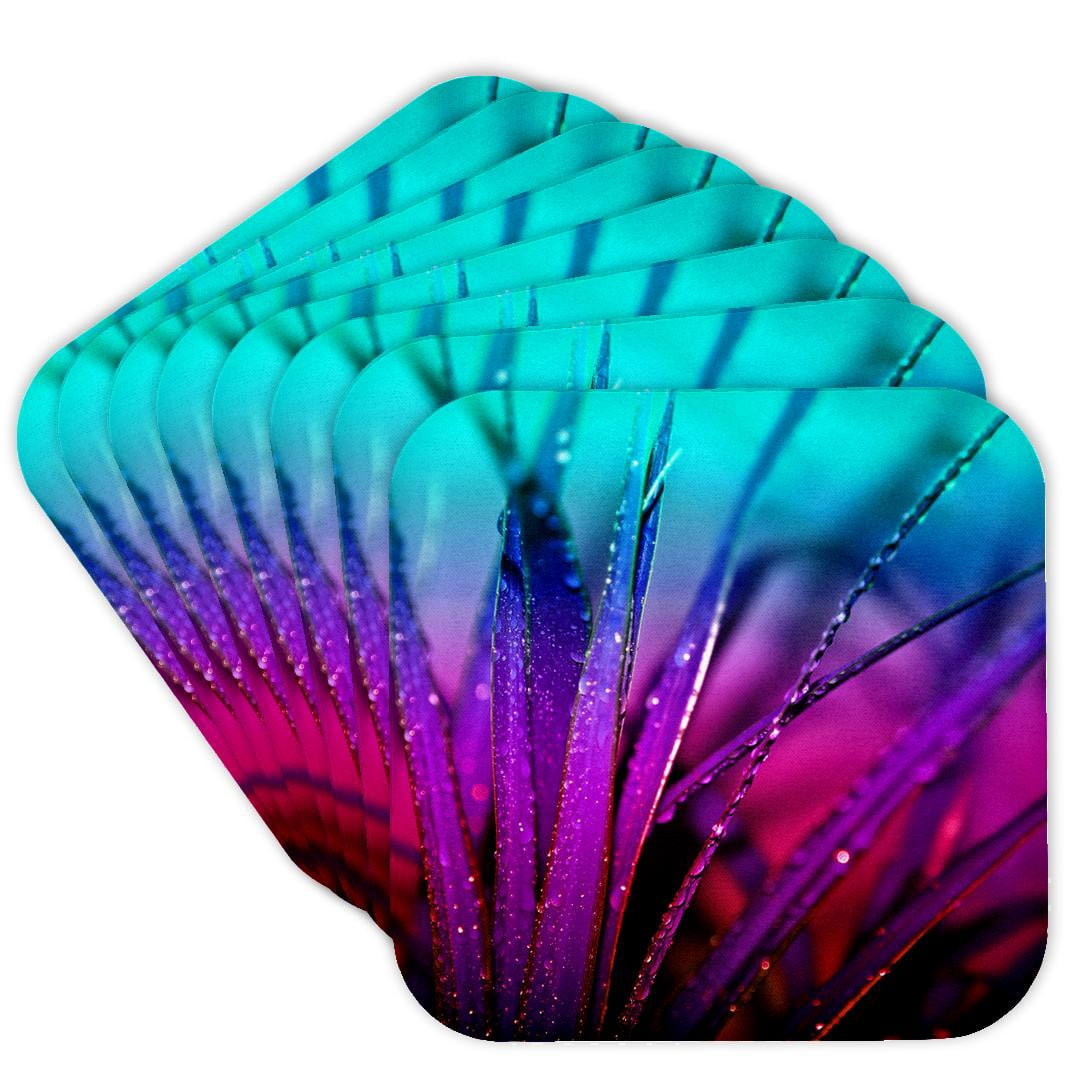 3drose, Remastered Photograph of Strands of Leaves in Beautiful Aquas ...