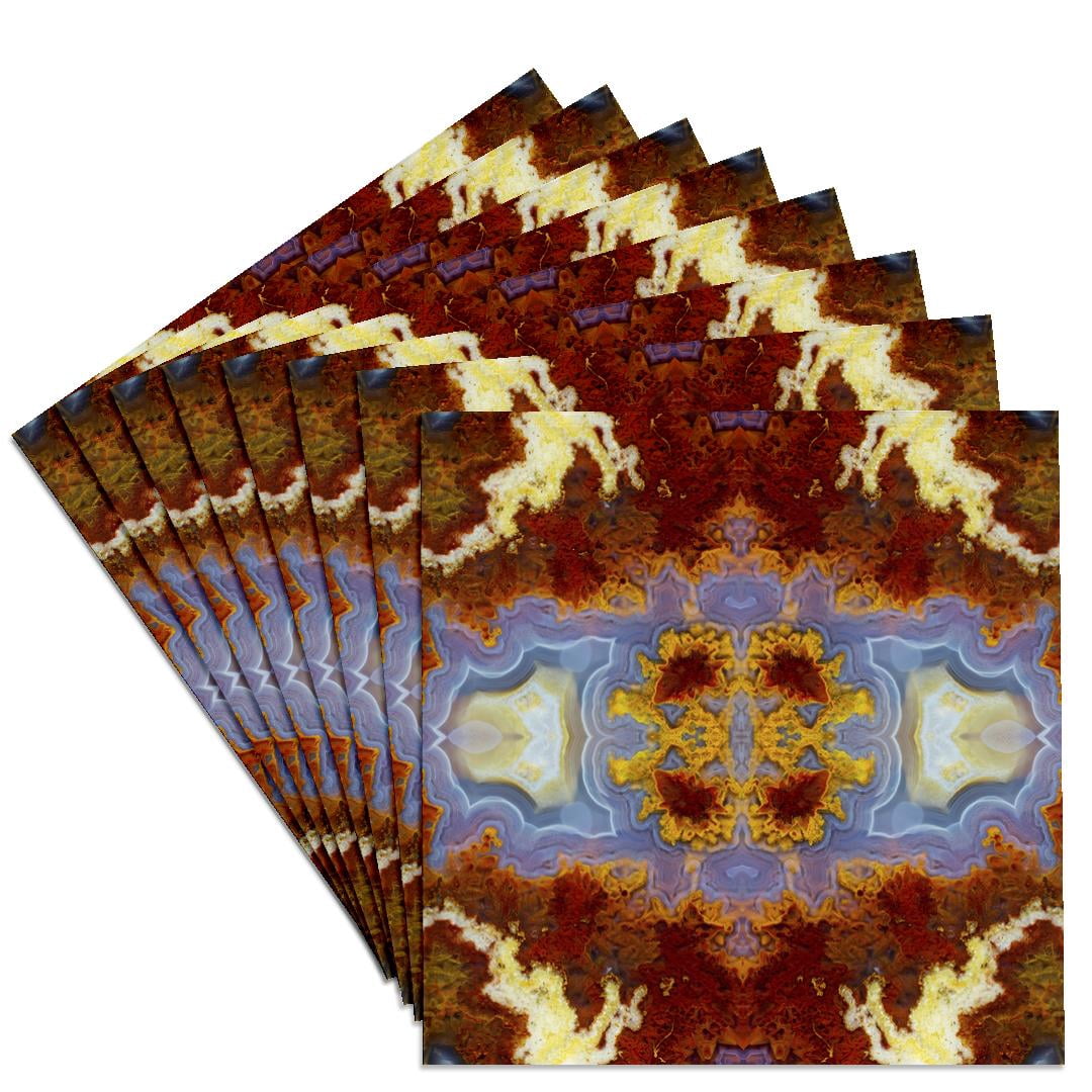 3drose, Repeating Pattern of Laguna Agate Mirror-effect Kaleidoscope ...