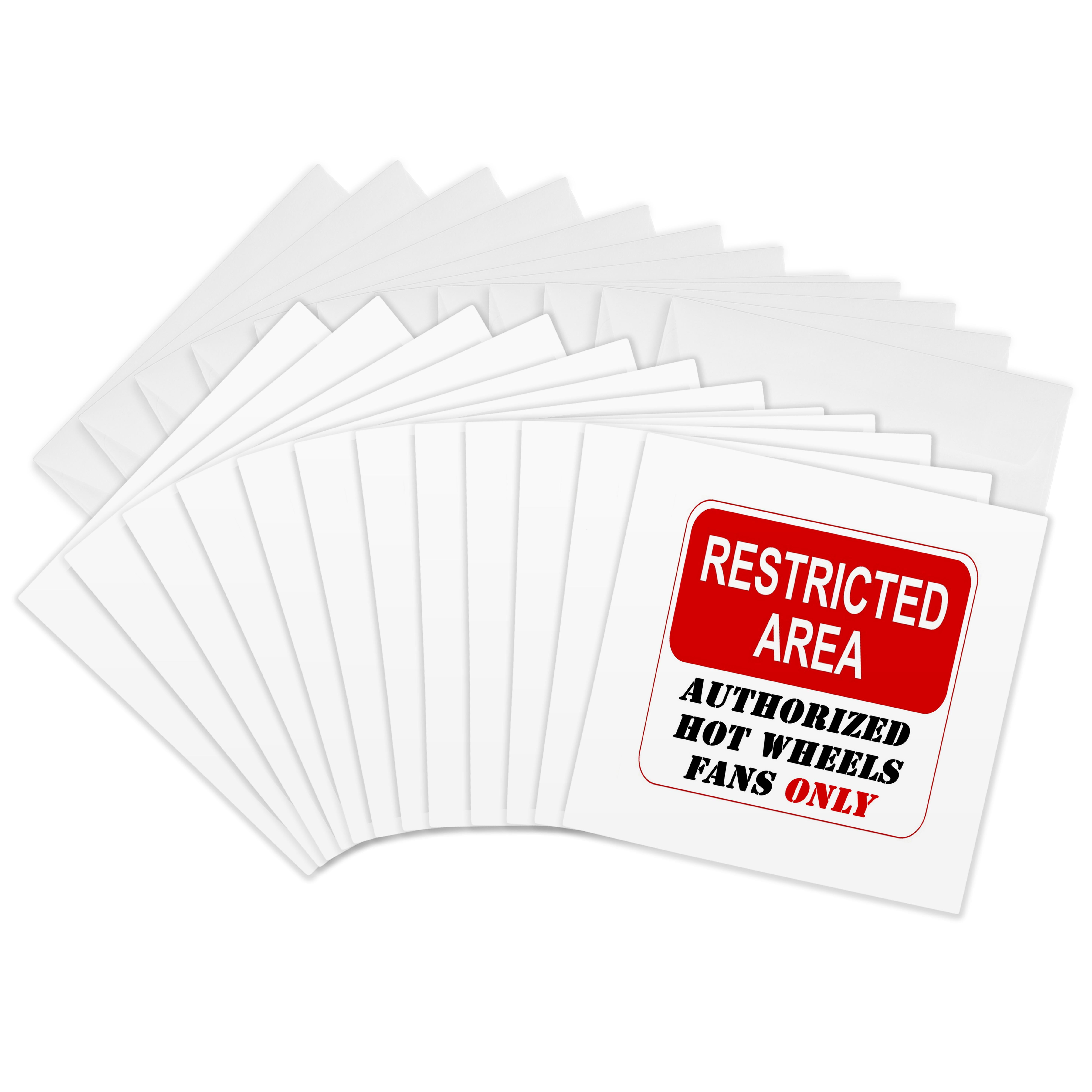 3drose, Restricted Area Authorized Hot Wheels Fans Only Sign, 12 ...