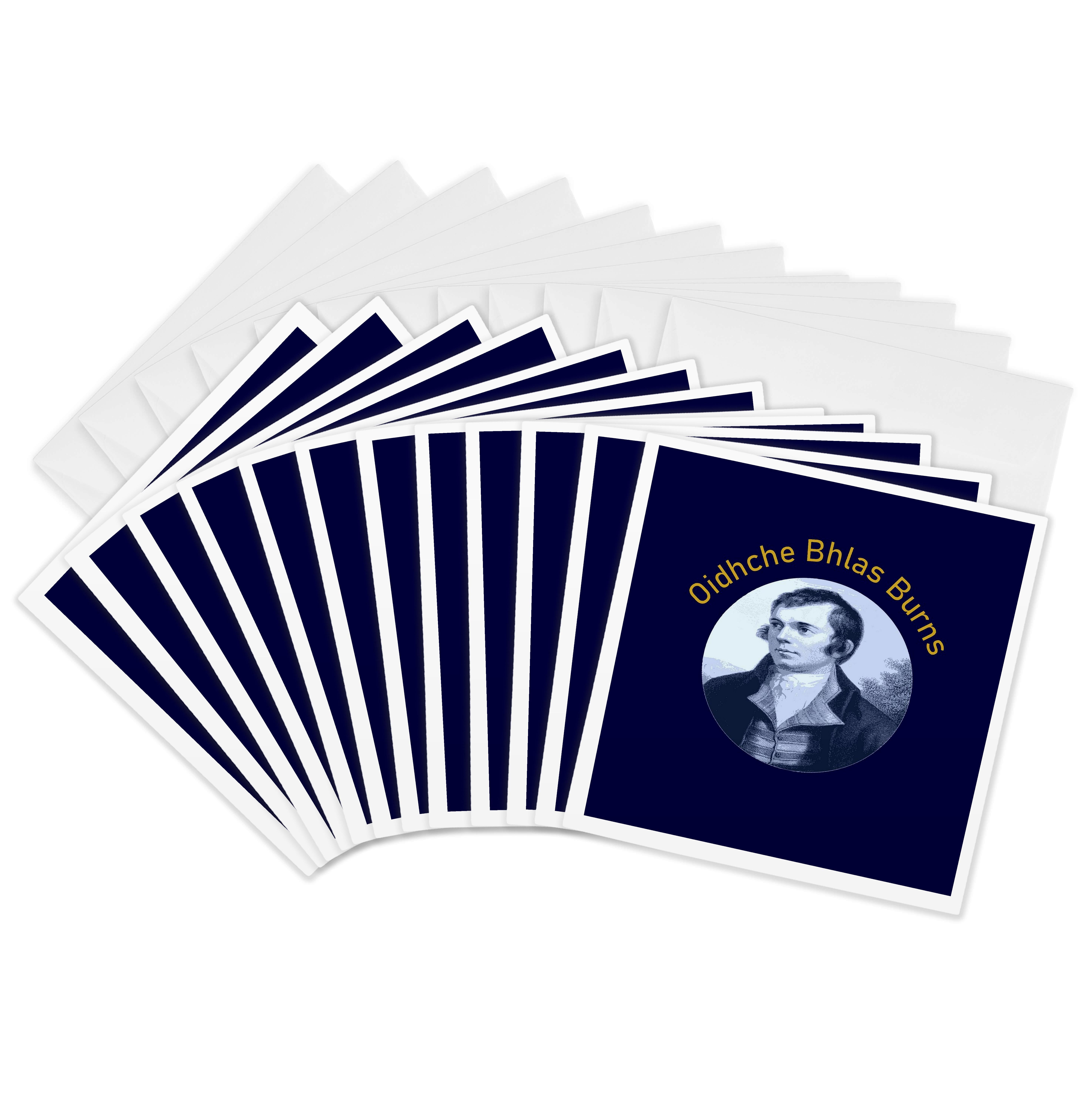 3drose, Robbie Burns - Oidhche Bhlas Burns, 12 Greeting Cards with ...